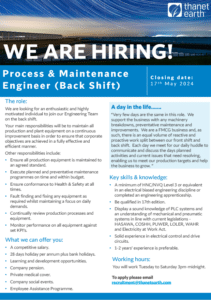 Thanet Earth Current Roles - Thanet Earth